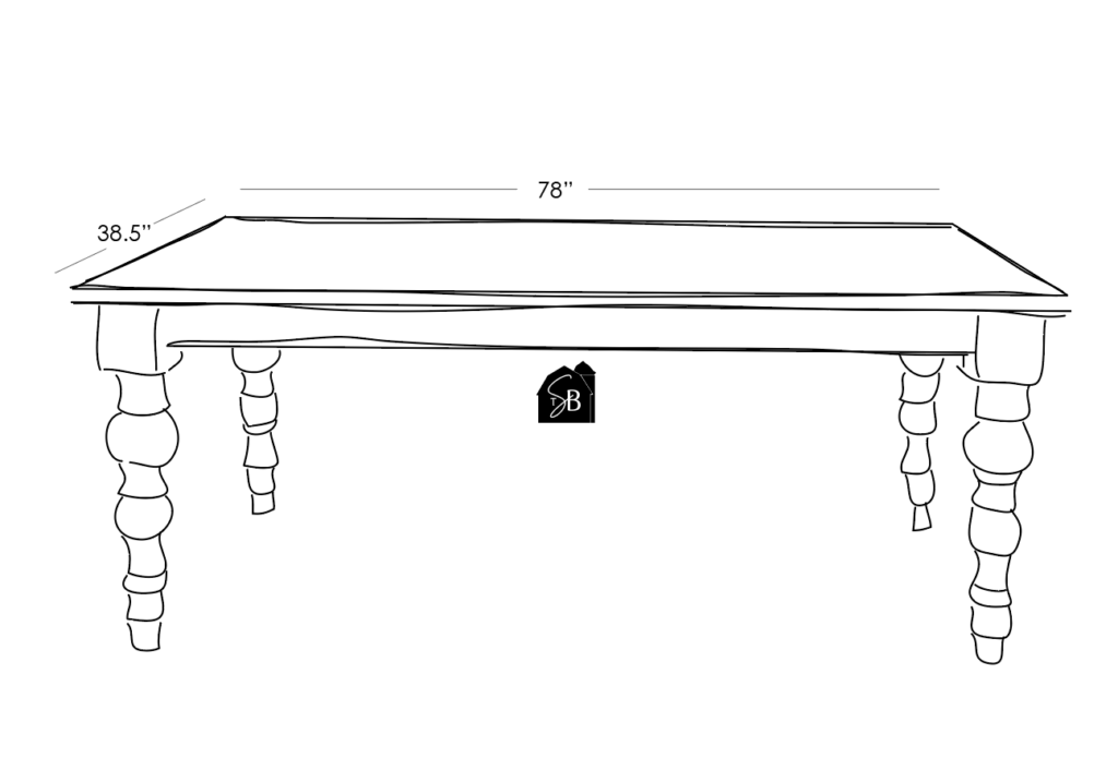 DIY Farmhouse Table - the sassy barn