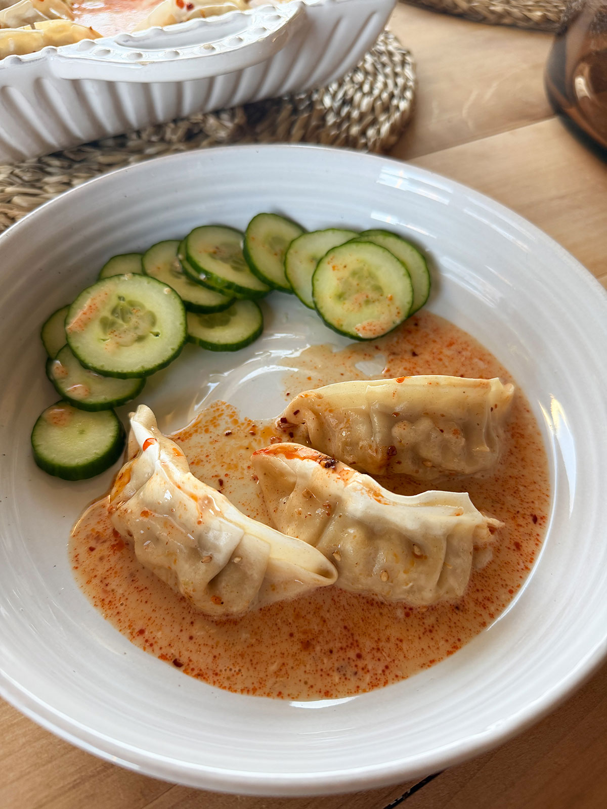 Viral Dumpling Bake - the sassy barn
